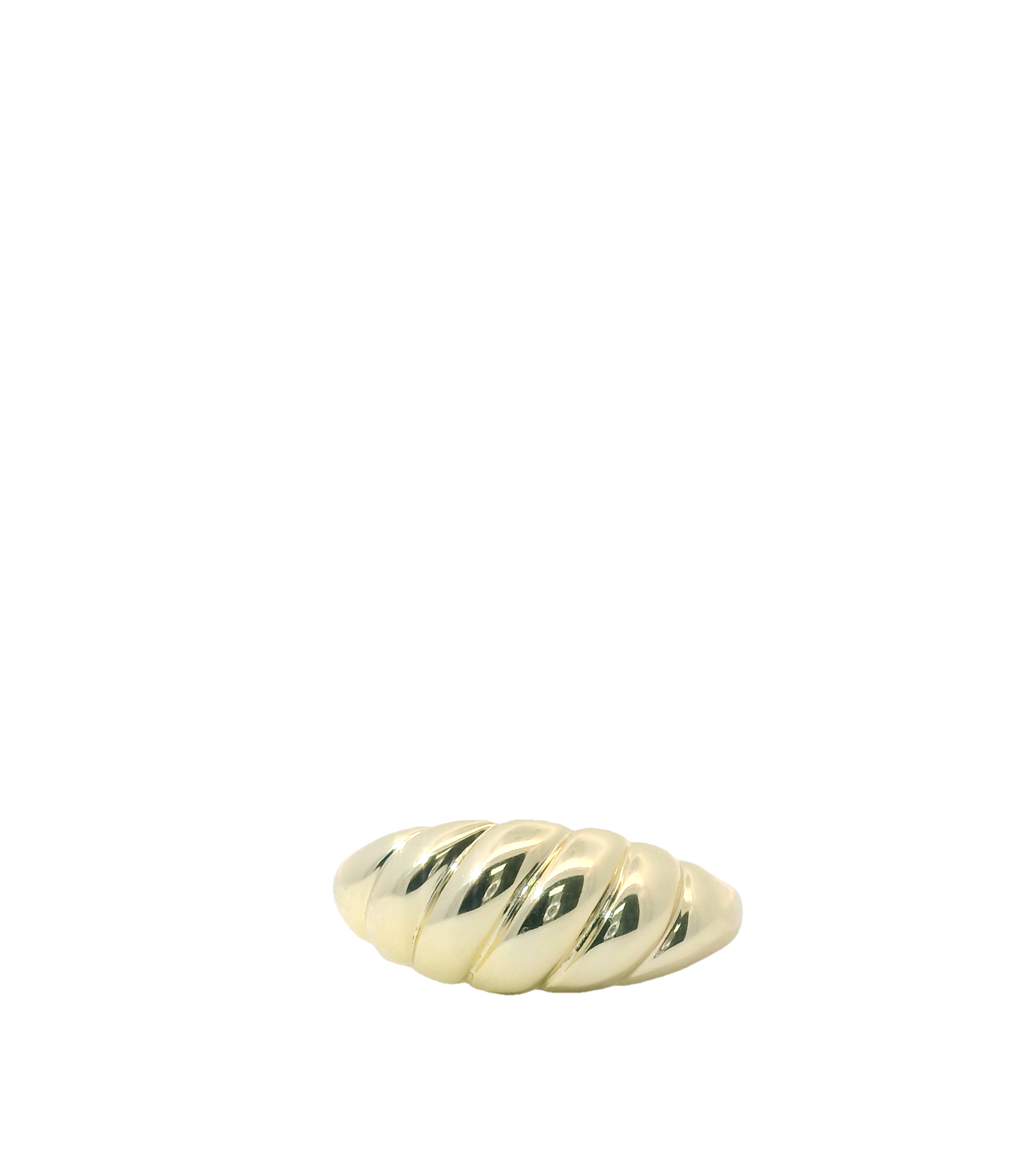 Croissant Vermeil Ring – The Pink Swan Shop